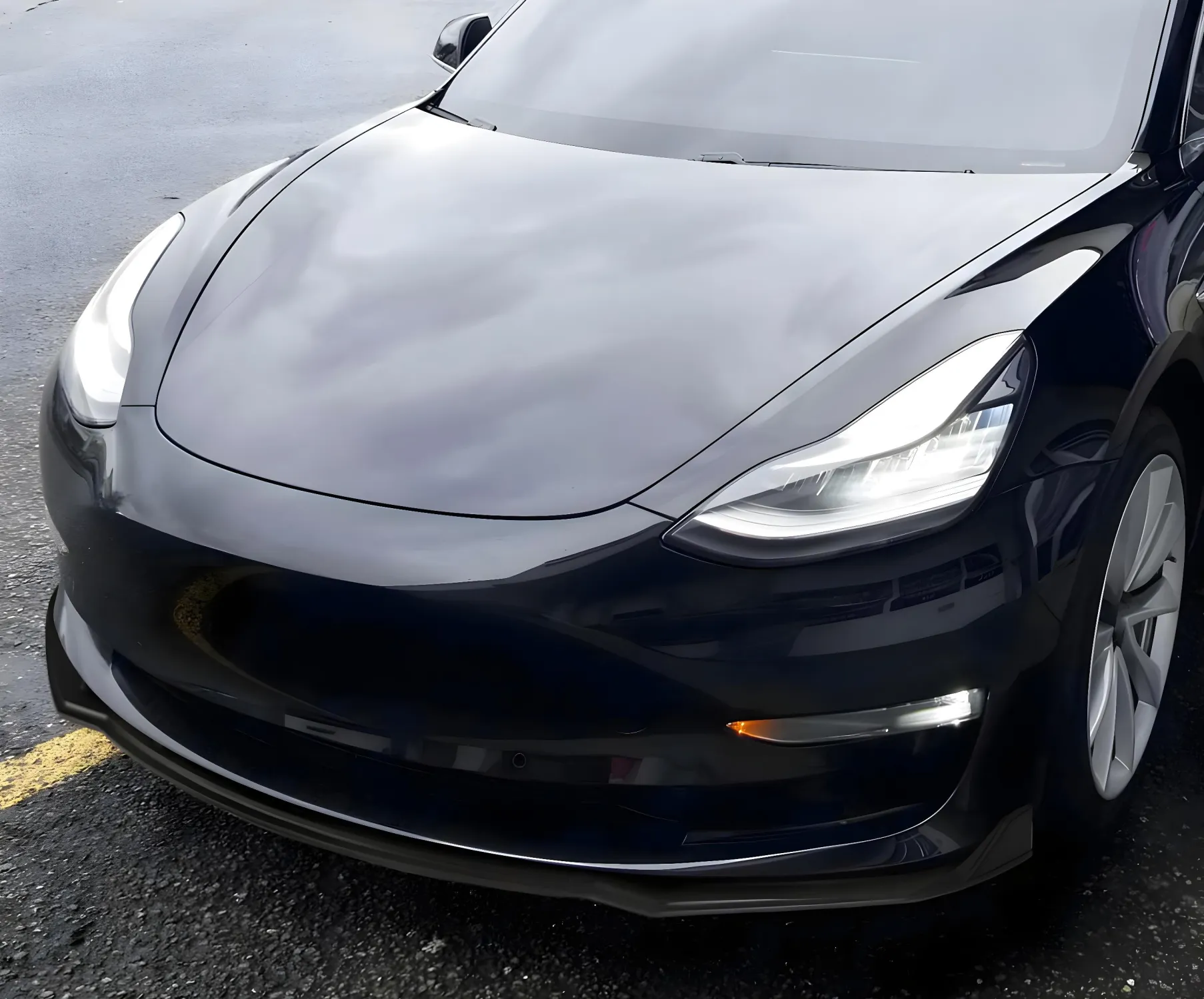 PRO Design Sport Style Front Lip for 2018 Tesla Model 3
