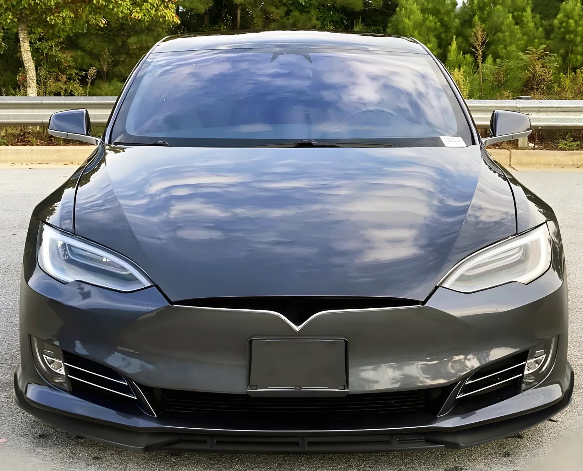 PRO Design Sport Style Front Lip for 2019 Tesla Model S