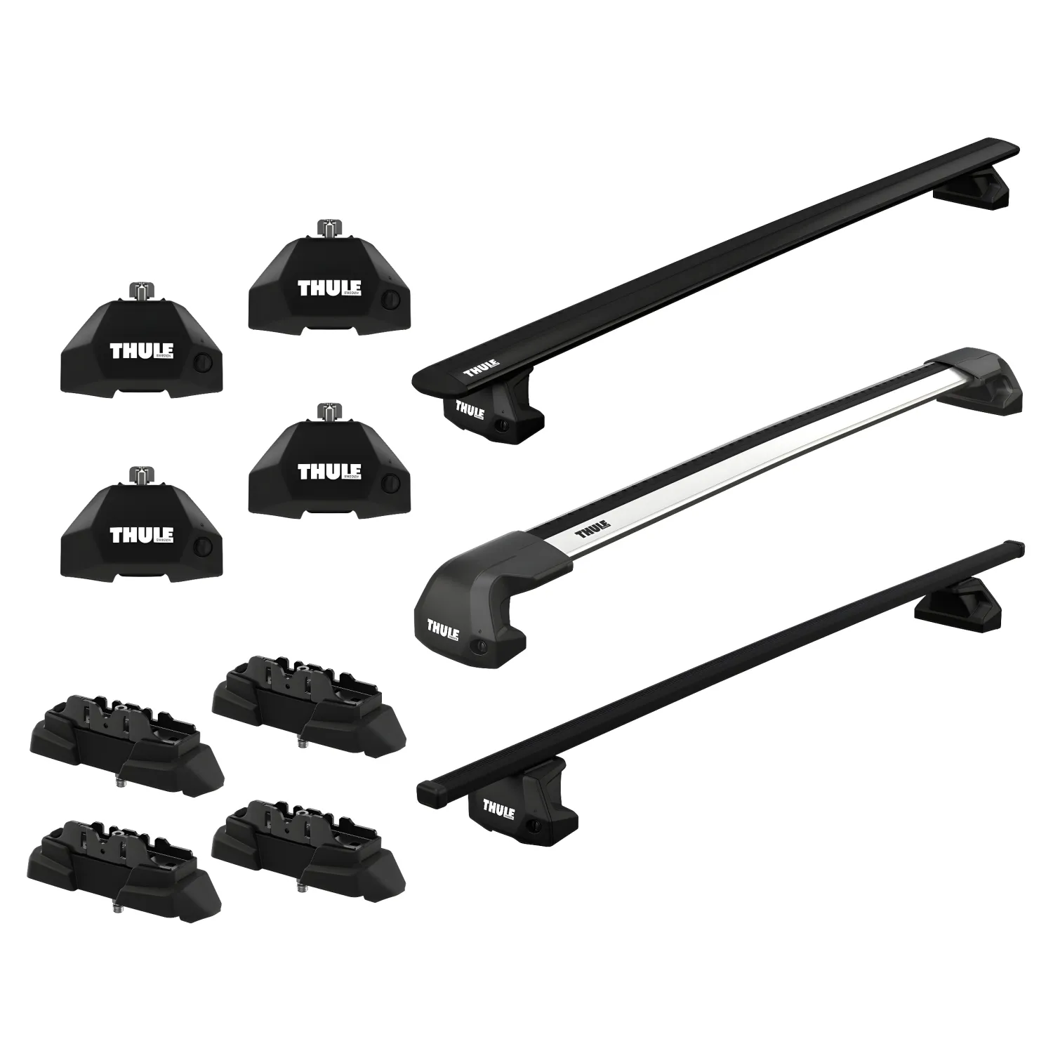 Thule Roof Rack Full Kit for Tesla Model S 2019 2018 2017 2016 2015